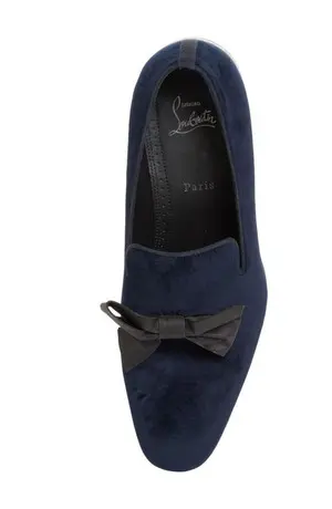 CHRISTIAN LOUBOUTIN Bow Loafer - Last Night/black