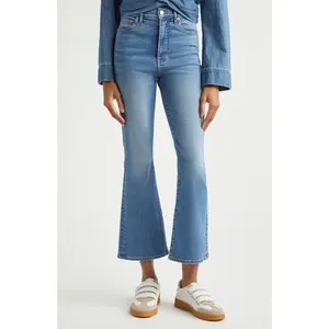 Veronica Beard Carson High-waist Kick Flare Jeans