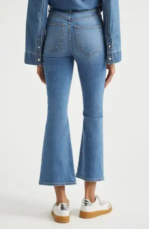 Veronica Beard Carson High-waist Kick Flare Jeans