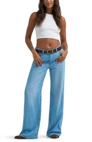 Wrangler Worldwide Mid-rise Wide Leg Jeans