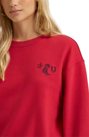 Wrangler Embroidered Pullover Sweatshirt