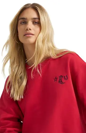 Wrangler Embroidered Pullover Sweatshirt