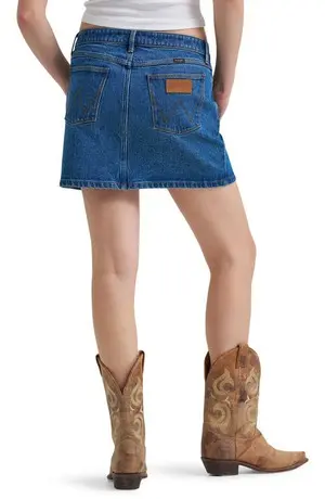Wrangler Western Denim Miniskirt