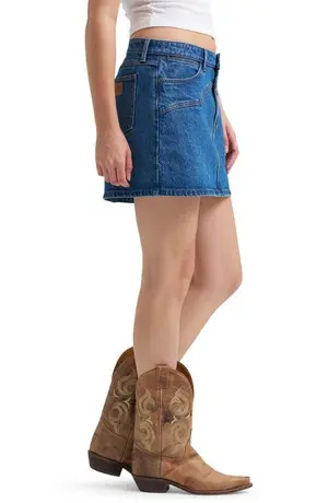 Wrangler Western Denim Miniskirt