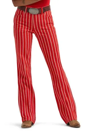 Wrangler Wranher Stripe Bootcut Jeans - Rope