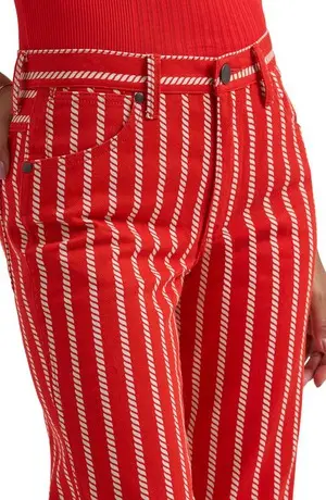 Wrangler Wranher Stripe Bootcut Jeans - Rope