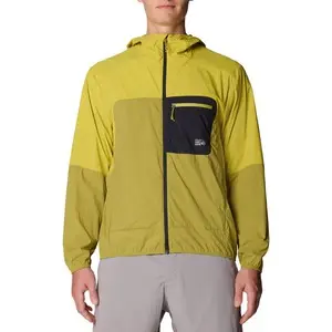 Mountain Hardwear Wind Veil™ Hooded Jacket - Bright Fatigue/lucky Chard