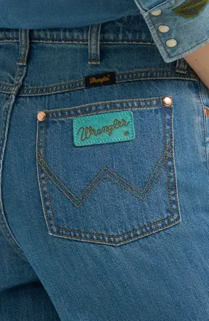 Wrangler X Lainey Wilson Embroidered Wide-leg Jeans