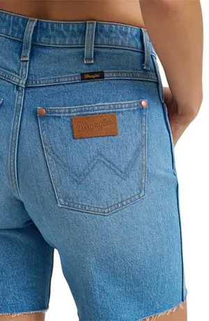 Wrangler Cowboy Cutoff Denim Longline Shorts