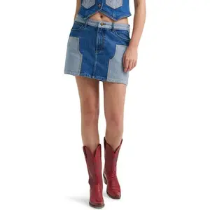 Wrangler Western Denim Miniskirt