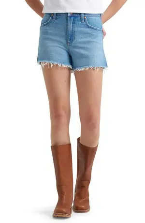 Wrangler High Waisted Denim Cutoff Shorts