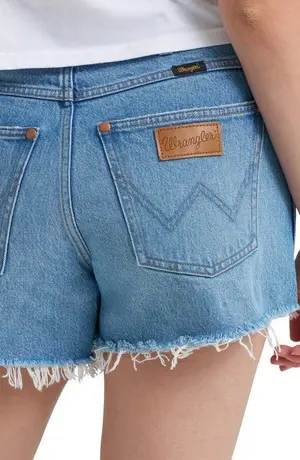 Wrangler High Waisted Denim Cutoff Shorts