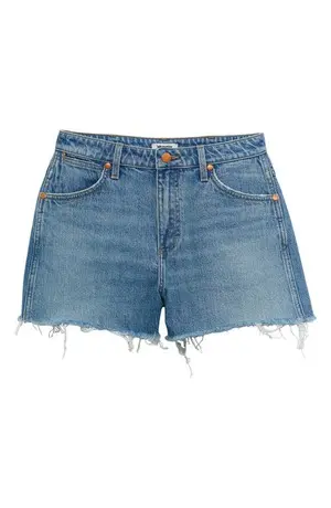 Wrangler High Waisted Denim Cutoff Shorts