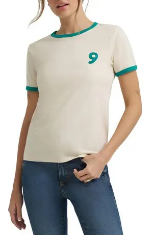 Wrangler Ringer T-shirt - White