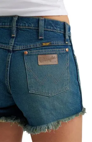 Wrangler Western Cutoff Denim Shorts
