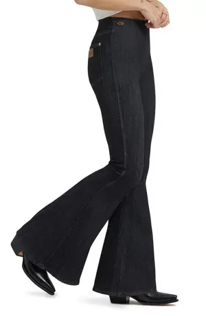 Wrangler X Lainey Wilson Pull-on Bell Bottom Jeans - Black