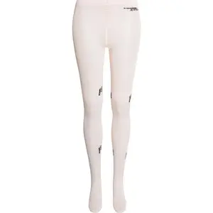 HOMMEGIRLS Hg Logo Jacquard Tights - Pink