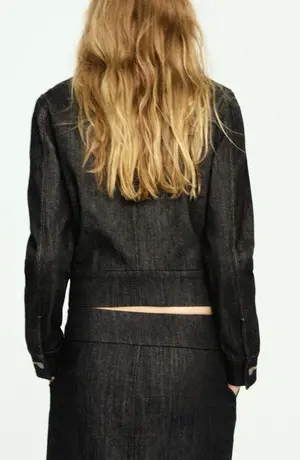 Mango Fitted Denim Jacket