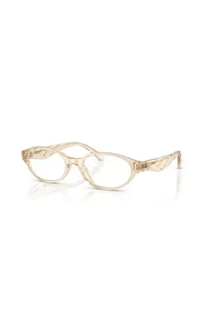 Tory Burch 52mm Oval Eyeglasses - Beige