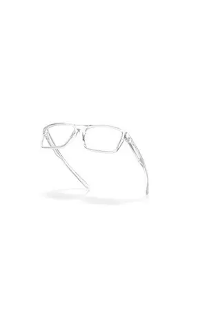 Oakley 59mm Rectangle Eyeglasses - Transparent
