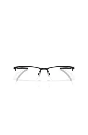 Oakley 55mm Rectangle Optical Glasses - Black