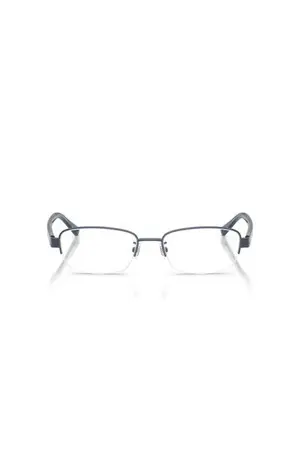 Brooks Brothers 52mm Oval Optical Eyeglasses - Blue