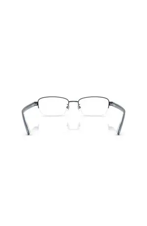 Brooks Brothers 52mm Oval Optical Eyeglasses - Blue