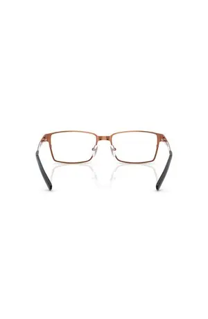 Michael Kors Rectangle Full Rim Metal Eyeglasses - Blue