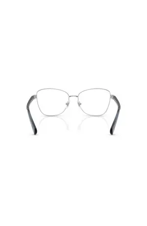 Ralph Lauren 55mm Irregular Full Rim Eyeglasses - Silver