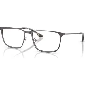 Brooks Brothers Rectangle Full Rim Optical Glasses - Grey