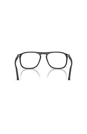 Persol 52mm Square Eyeglasses - Black