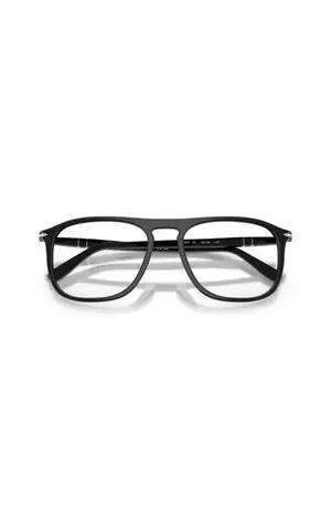 Persol 52mm Square Eyeglasses - Black