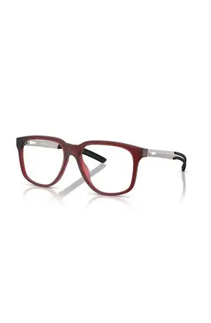 SCUDERIA FERRARI 53mm Rectangle Optical Glasses - Red