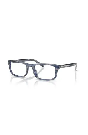 DIESEL® 54mm Rectangle Eyeglasses - Blue