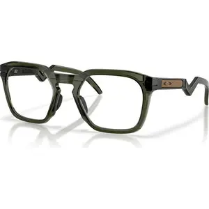Oakley 52mm Square Full Rim Optical Glasses Green