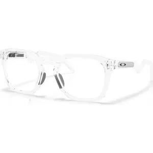 Oakley 52mm Square Full Rim Optical Glasses - Transparent