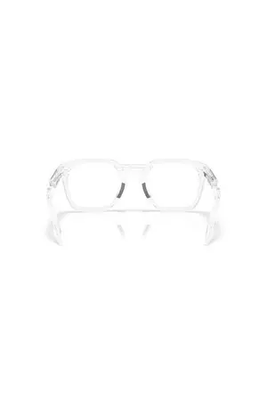 Oakley 52mm Square Full Rim Optical Glasses - Transparent