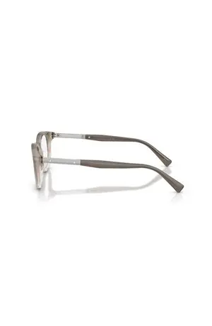 Brunello Cucinelli 49mm Rectangle Eyeglasses - Grey