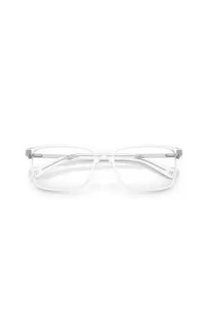 Brooks Brothers Rectangle Full Rim Eyeglasses - Transparent