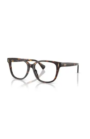 Ralph Lauren 52mm Square Full Rim Eyeglasses - Brown