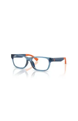 Polo Ralph Lauren 49mm Rectangle Full Rim Optical Glasses - Blue