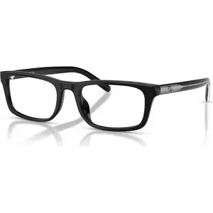 DIESEL® 52mm Rectangle Eyeglasses - Black