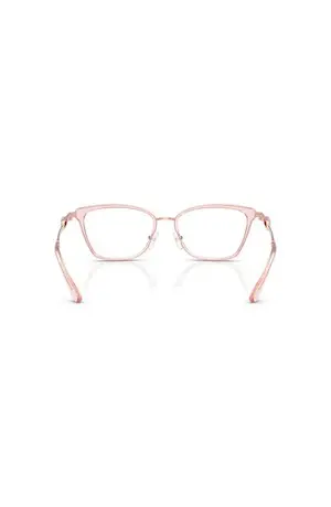 Michael Kors 49mm Rectangle Optical Glasses - Pink