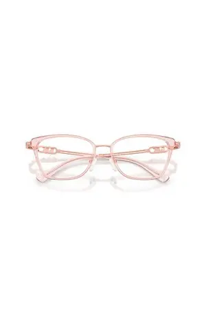 Michael Kors 49mm Rectangle Optical Glasses - Pink
