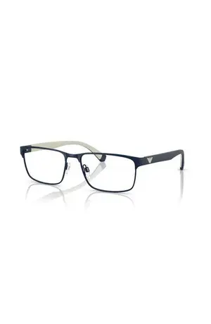 Emporio Armani 58mm Rectangle Optical Glasses - Blue