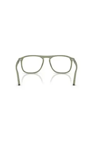 Persol 54mm Square Full Rim Eyeglasses - Green