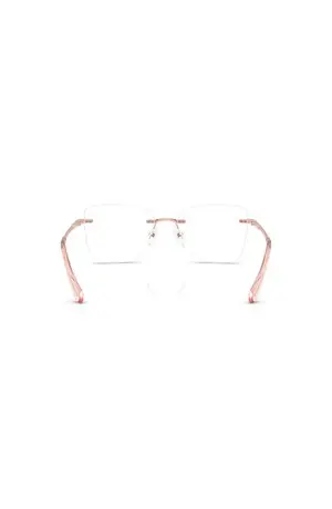 Michael Kors Square Rimless Eyeglasses - Pink