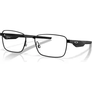 Oakley 54mm Rectangle Optical Glasses - Black
