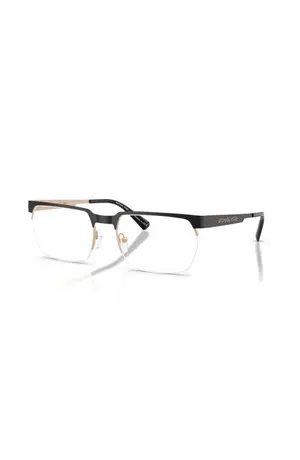 Michael Kors 58mm Rectangle Optical Glasses - Black