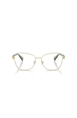 Ralph Lauren 53mm Irregular Eyeglasses - Gold/brown